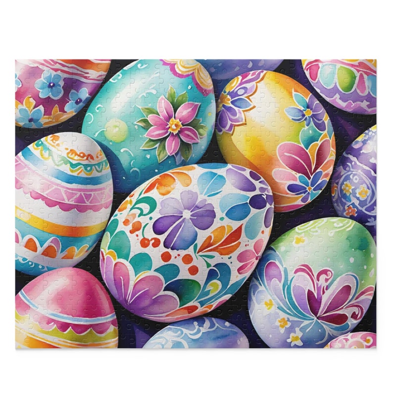 Easter Egg Puzzle, Holiday Easter Puzzle, Easter Jigsaw Puzzle, Puzzle ...