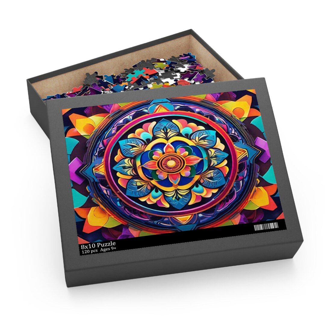Mandela Puzzle, Mandela Jigsaw Puzzle, Puzzle Art, Colorful Mandela ...