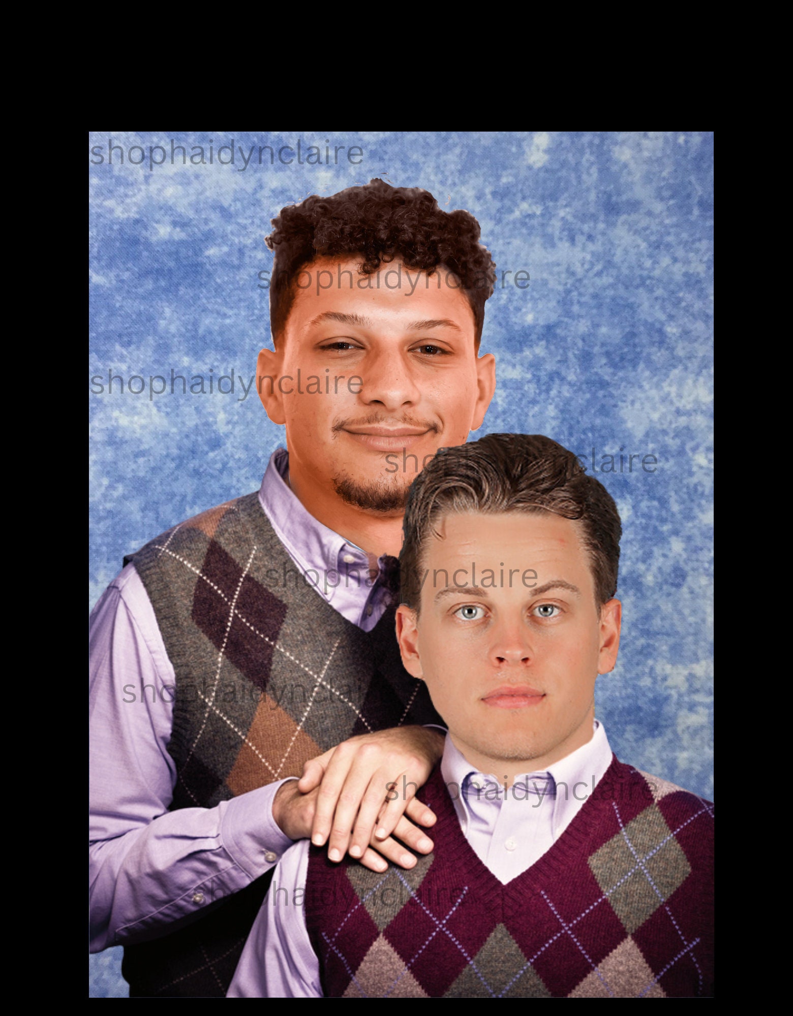 Mahomes and Burrow Step Brothers, PNG, Digital Download, Digital File ...