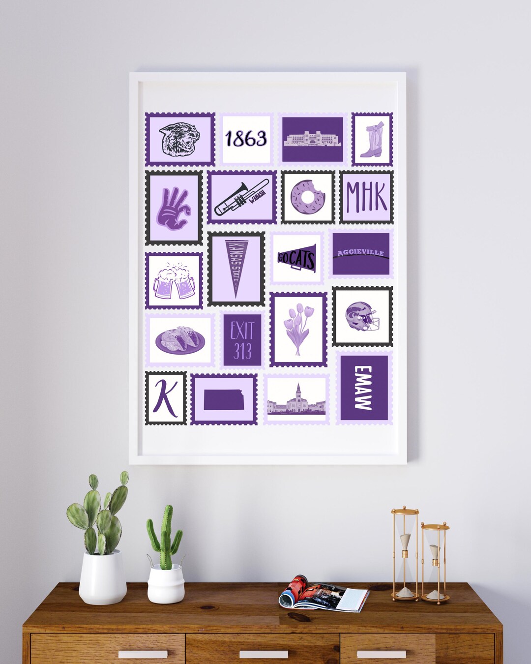 Ksu Poster, 8x10, Png, Digital Download, Digital Poster, Digital Print ...