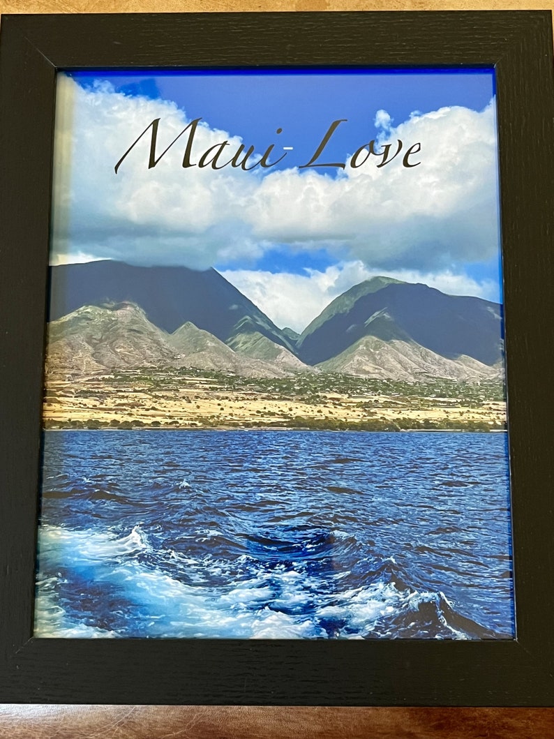 Island-tropical Wall Art-decor-photography - 16 by 20 Inch Black Frame ...