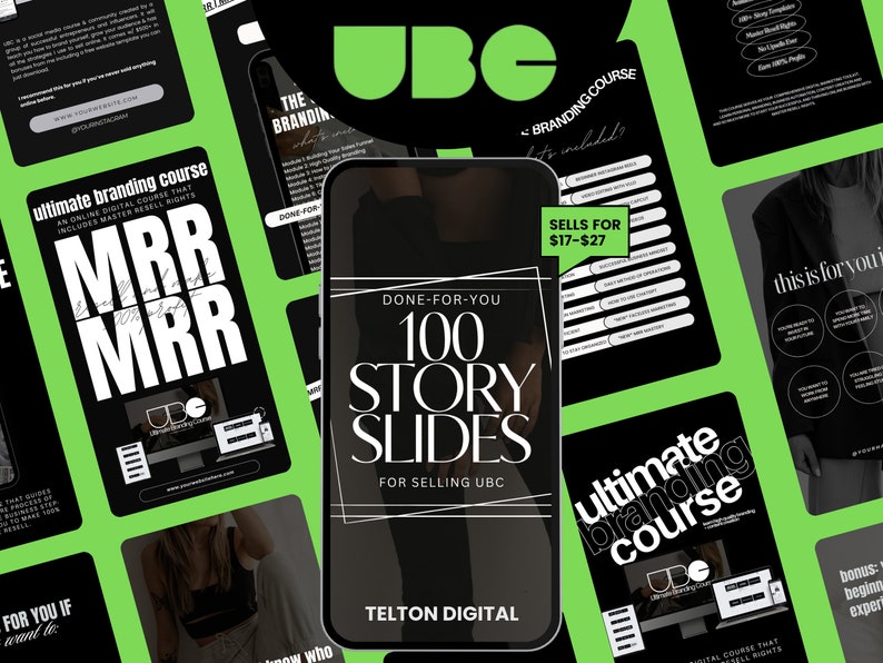UBC 100 Instagram Story | Ultimate Branding Course | Done-for-you ...