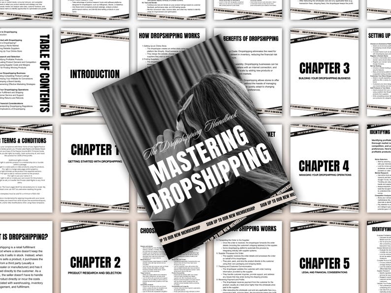 Dropshipping Handbook: Ecommerce Strategies, Resell & Private Label ...