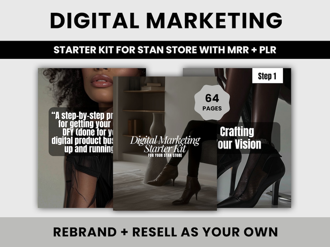 Digital Marketing Starter Kit for Stan Stores With MRR | Success With ...