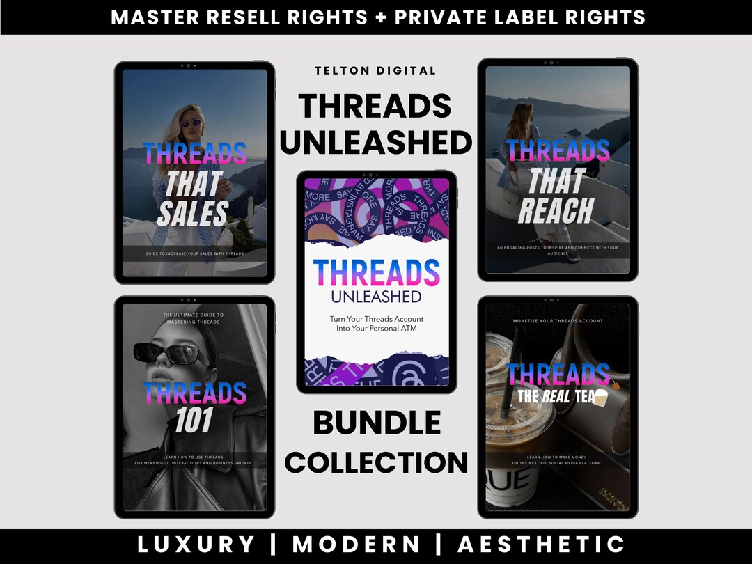 Threads Marketing Bundle | Threads Unleashed + Threads 101 + Threads ...