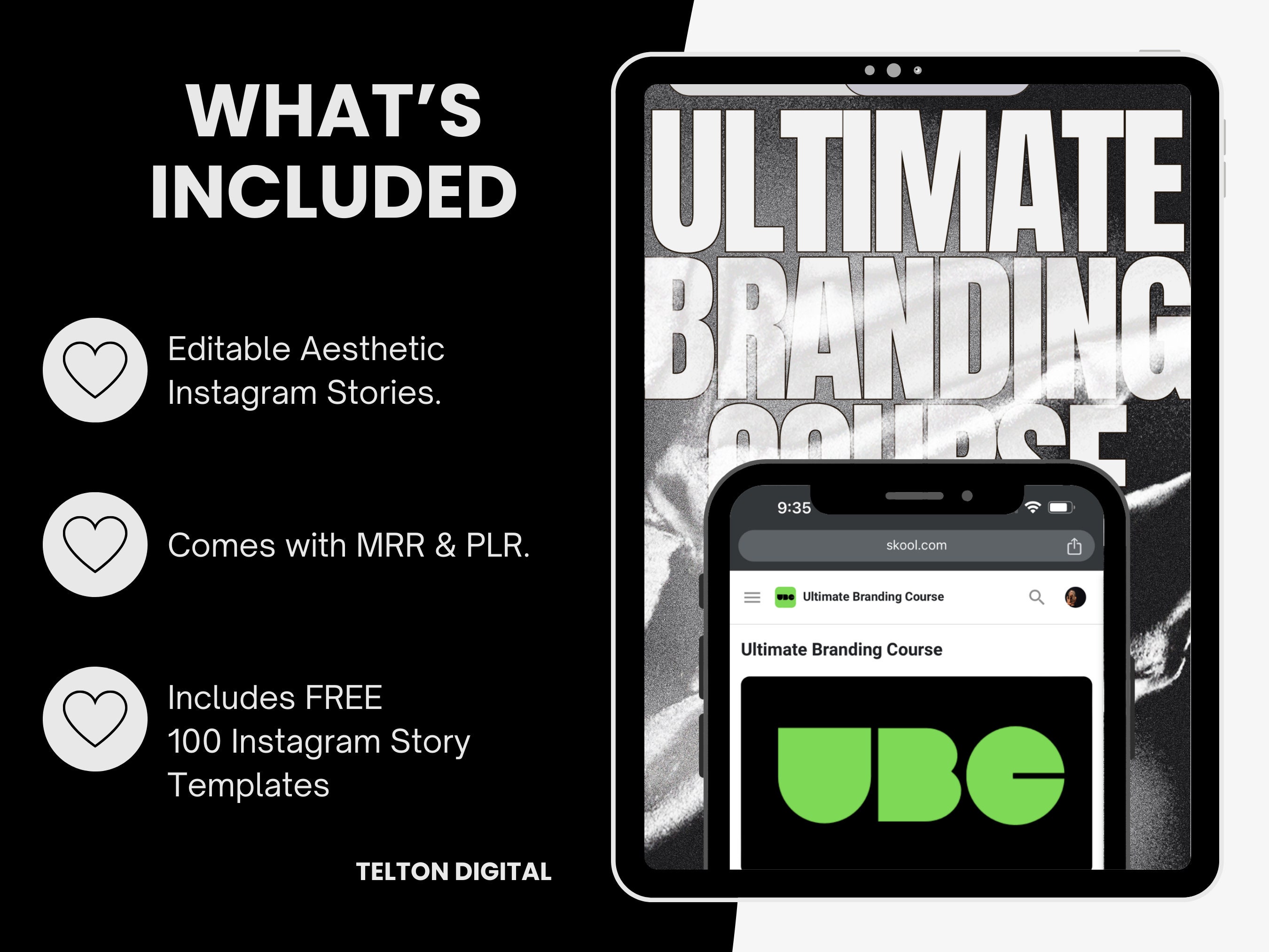 UBC 100 Instagram Story | Ultimate Branding Course | Done-for-you ...