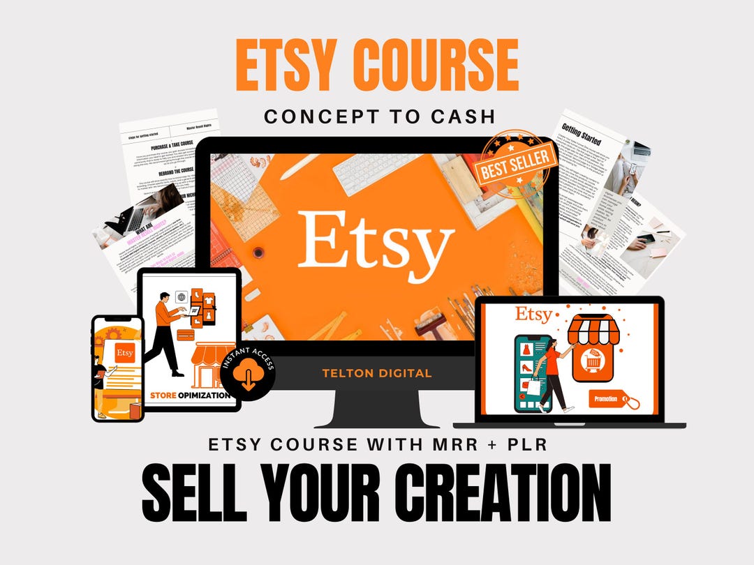 Etsy Course | Sell Your Creations on Etsy | From Concept to Cash | How ...