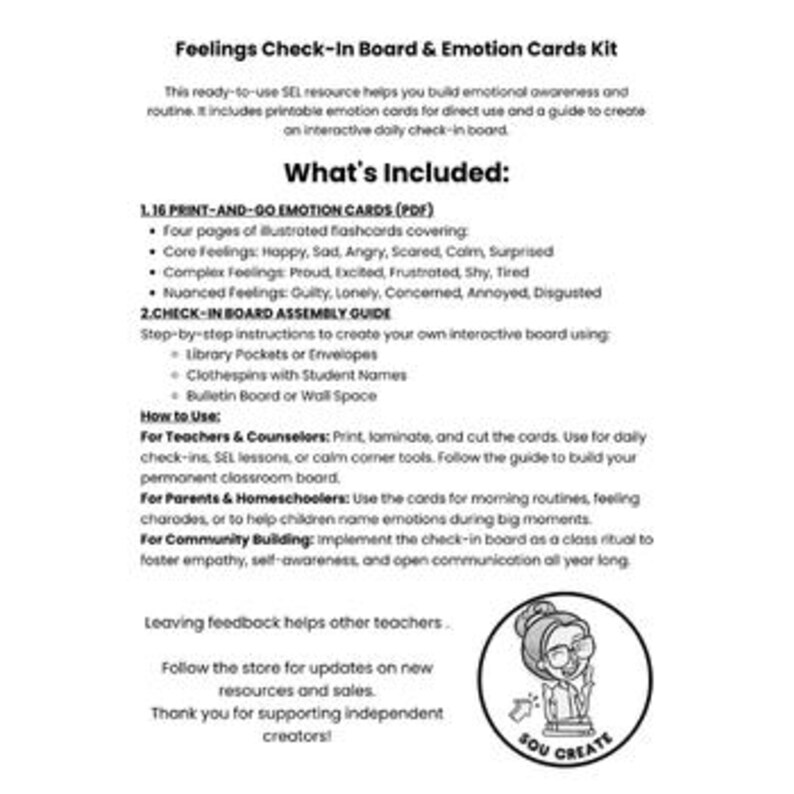 Emotions Feelings Flashcards | SEL Activity Cards | Preschool Morning ...