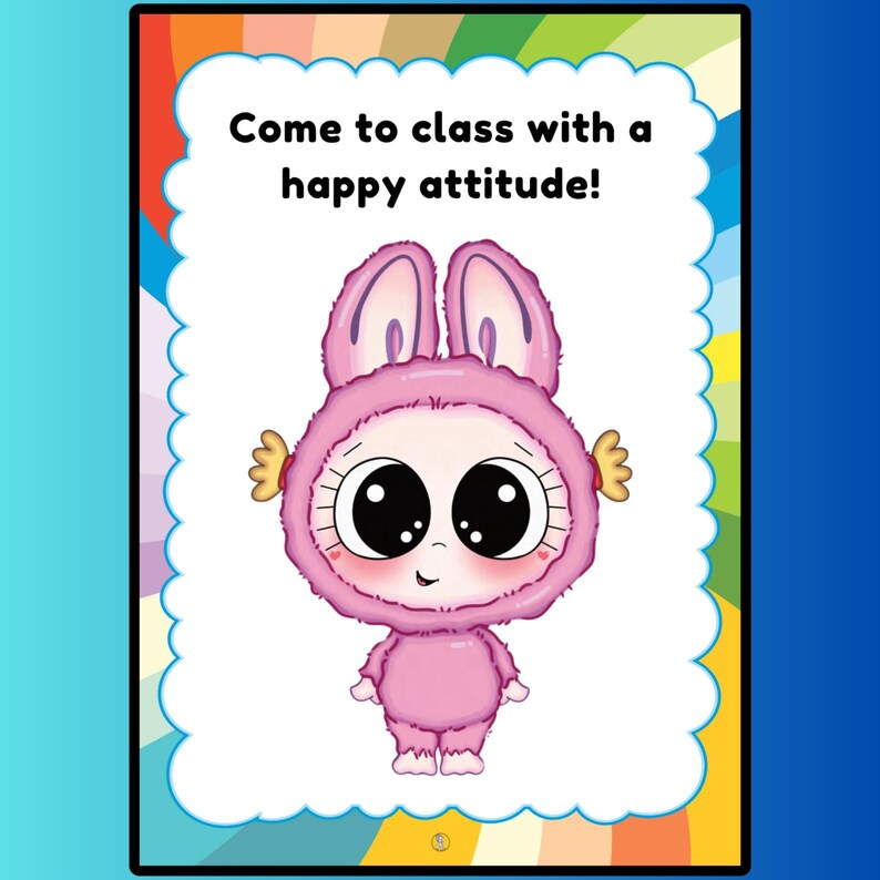 Labubu Inspired Classroom Rules Posters | PBIS Behavior Management ...