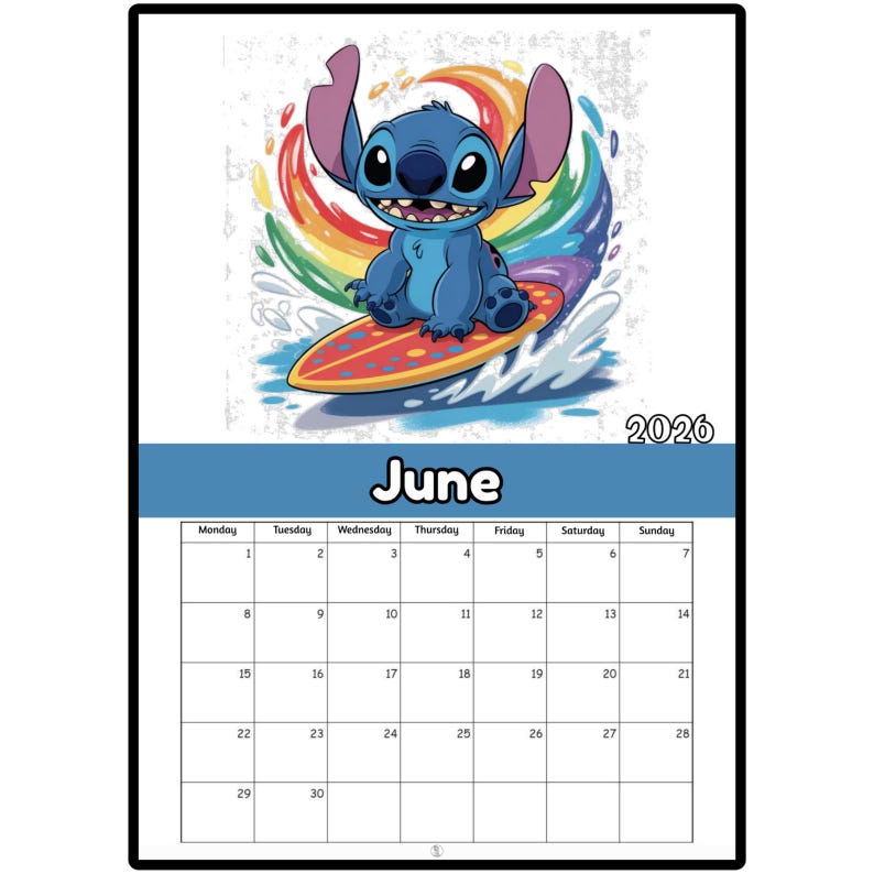 Lilo & Stitch Schoolkalender 2025-2026 | Tropisch Ohana-thema ...