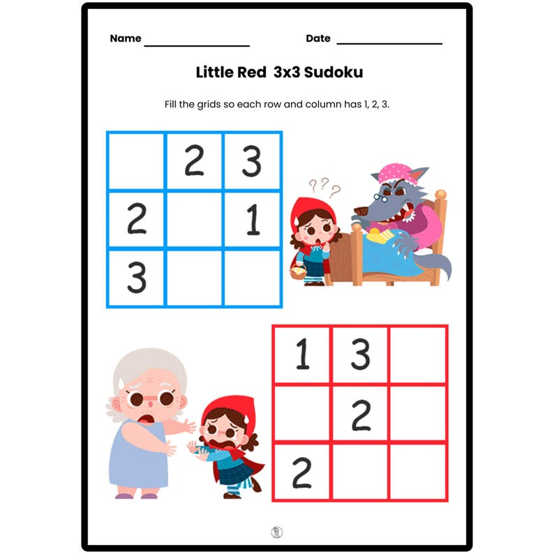 Little Red Riding Hood Activity Pack | Math, Literacy, Mazes (PDF ...