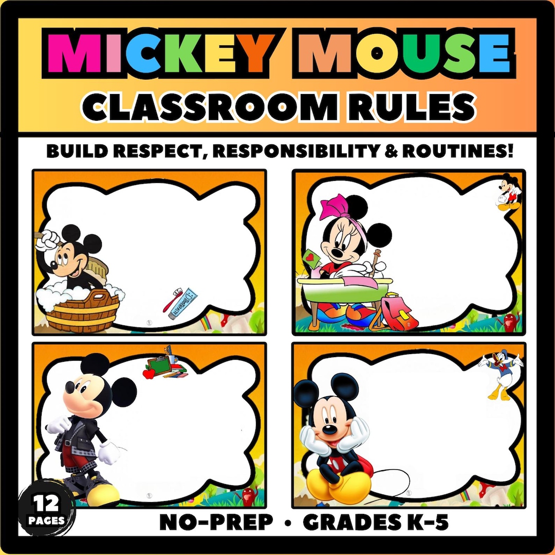Magical Castle Classroom Rules Poster | Editable Canva Template ...