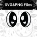 Digital Download | Duck Eyes | SVG & PNG Files | Felt Eyes Amigurumi ...