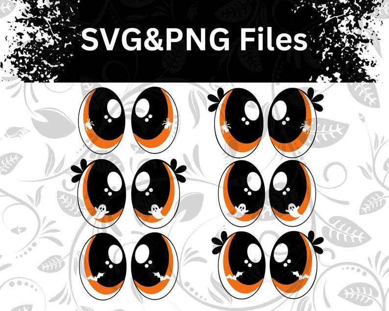 Digital Download | Felt Eye Multipack Halloween | SVG & PNG Files ...