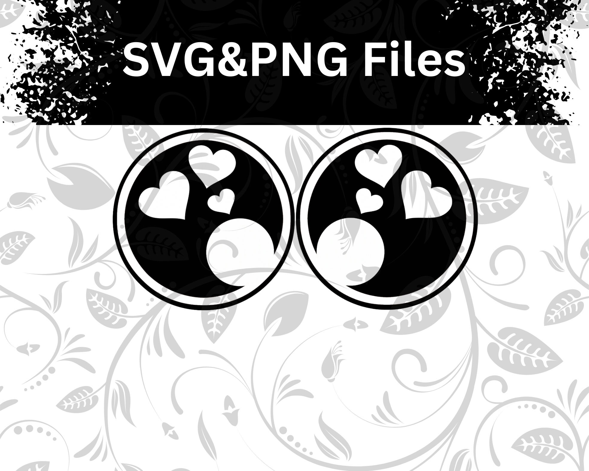 Digital Download | Round Valentines Eyes | SVG & PNG Files | Felt Eyes ...