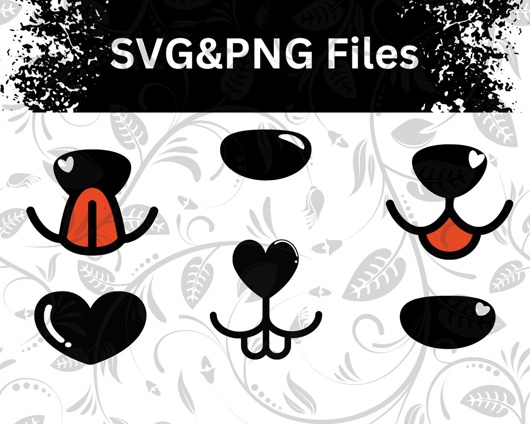 Digital Download | Felt Nose Multipack | SVG & PNG Files | Felt Nose ...