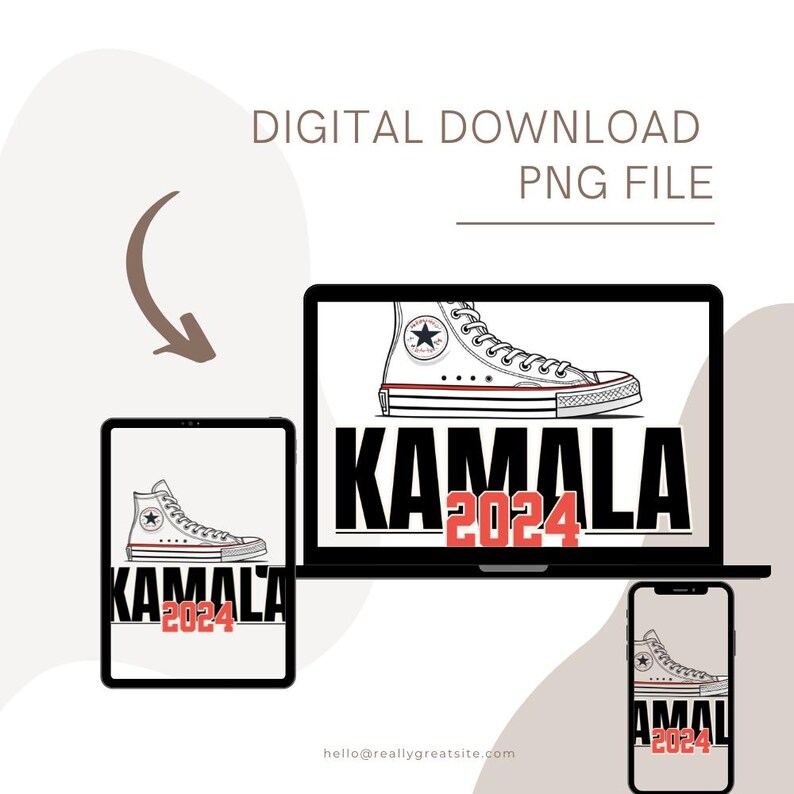 Kamala Harris Chuck Taylor Converse President 2024 PNG File Chucks and ...