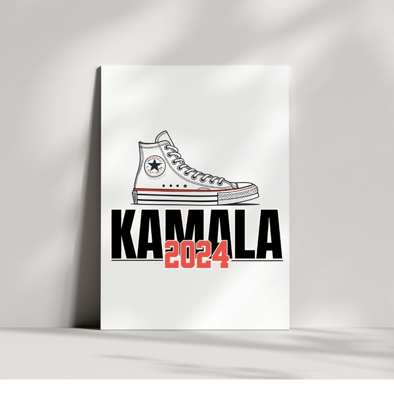 Kamala Harris Chuck Taylor Converse President 2024 PNG File Chucks and ...