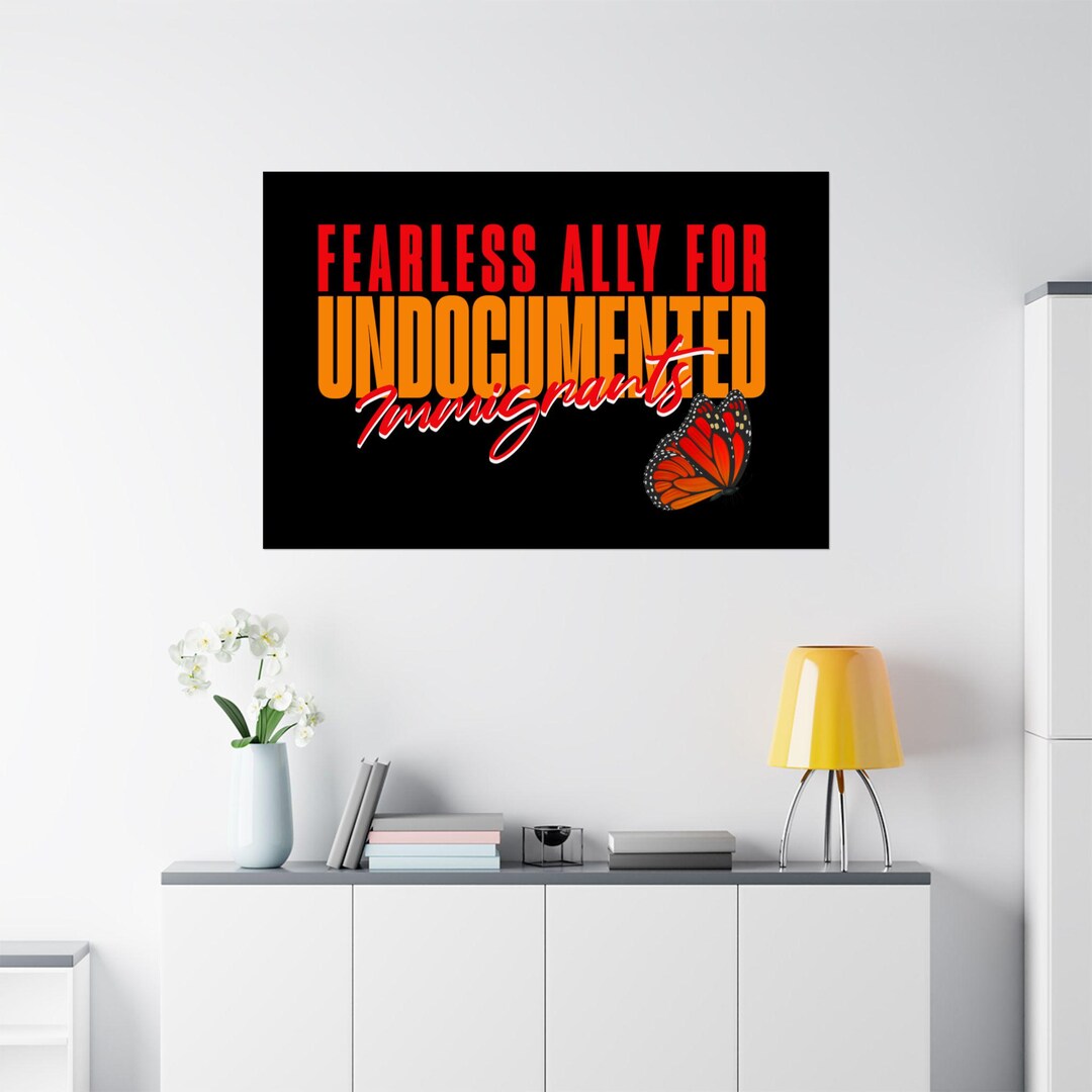 Activist Matte Horizontal Posters, Social Justice Wall Art, Immigrant ...