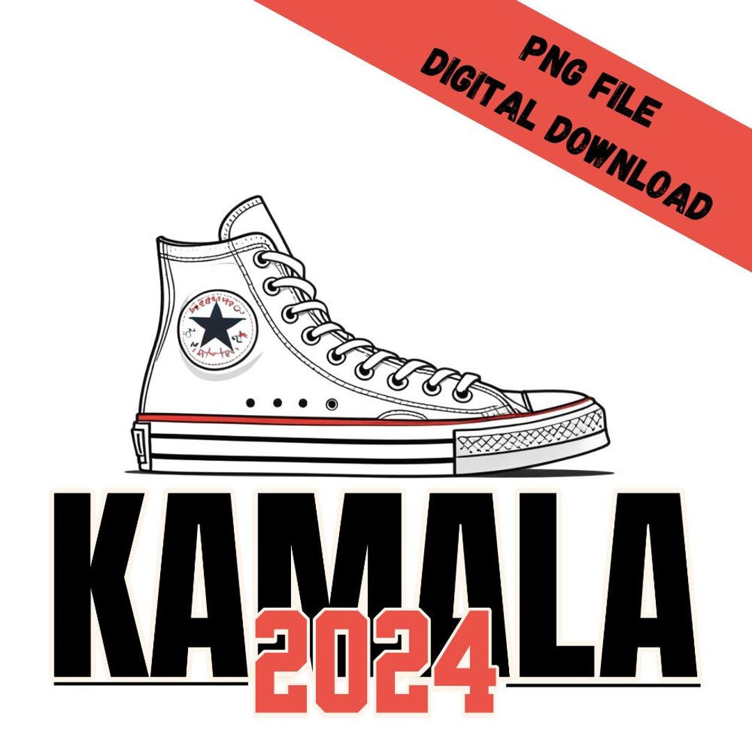 Kamala Harris Chuck Taylor Converse President 2024 PNG File Chucks and ...