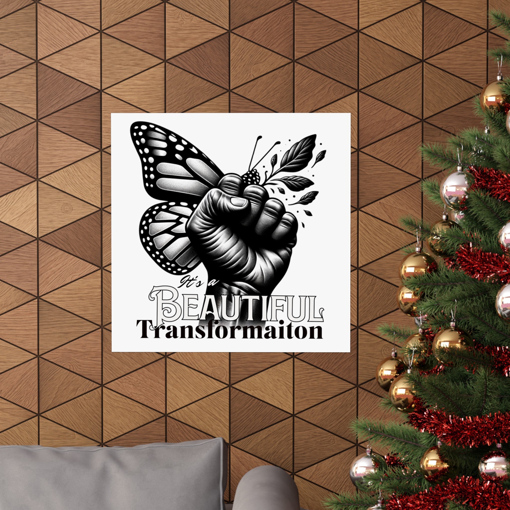 Butterfly Transformation Poster for Mental Health Counselor Therapy ...