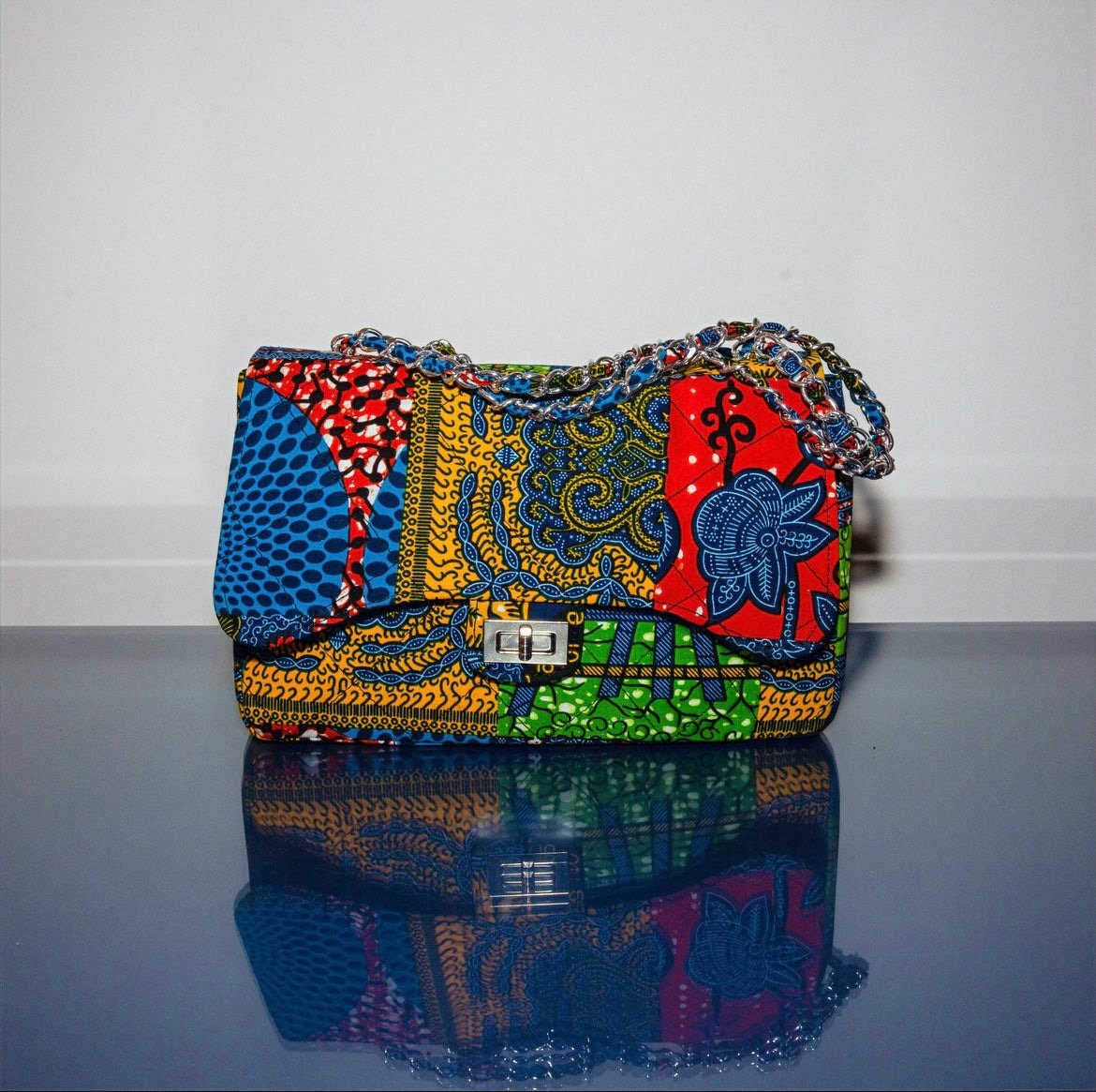 Adjo Ankara African Print Handmade Shoulder Bag, Crossbody Bag, Handbag ...