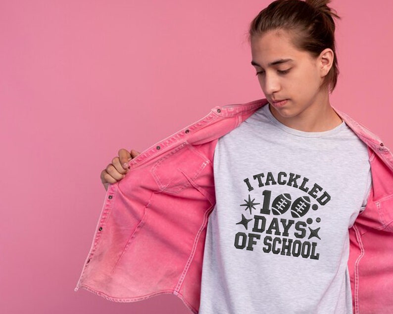 School Logo Embroidery, Machine Embroidery, 100th Day of School ...