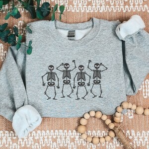 Cool Skeleton Embroidery Design, Dancing Skeleton Machine Embroidery ...