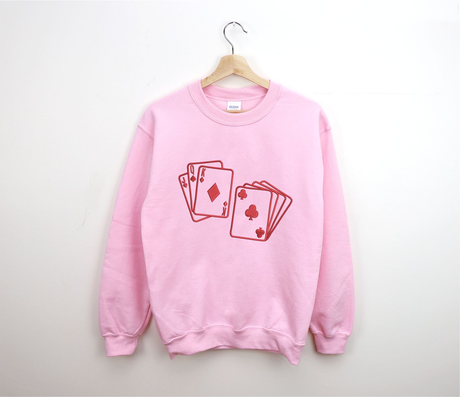 Machine Embroidery Playing Cards Design, Digital Embroidered Cards ...