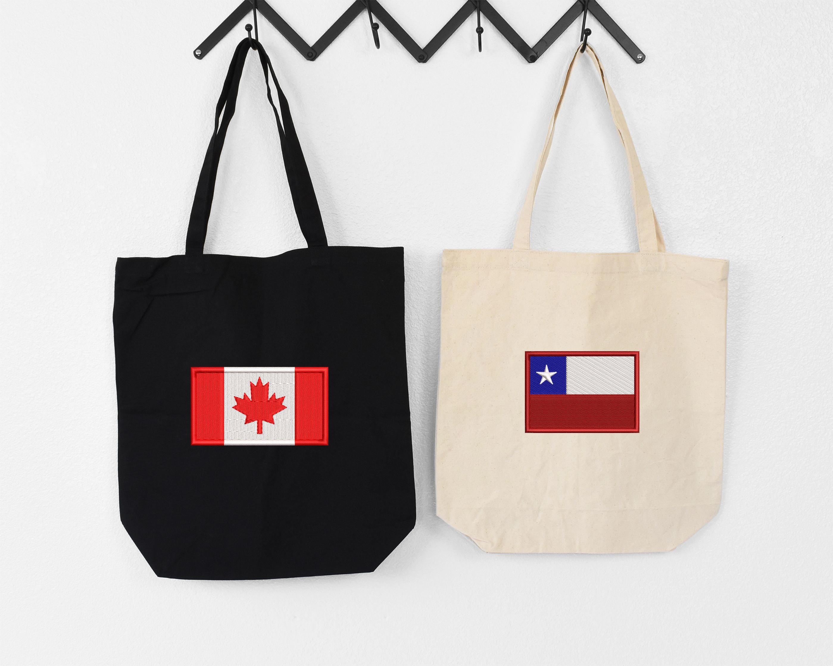 World Country Flags Machine Embroidery, 12 Flags Embroidery Design ...