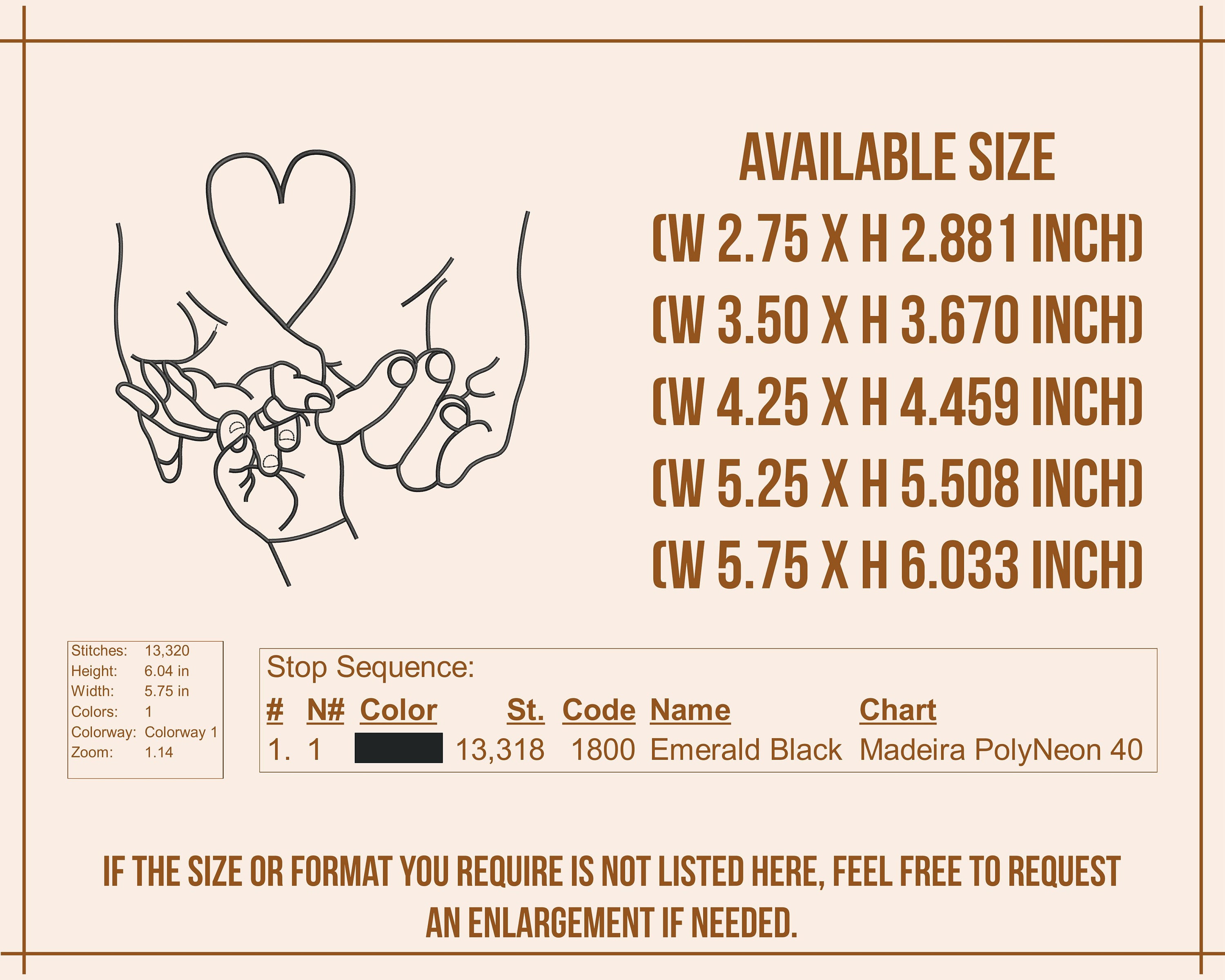 Mother Hand Embroidery Design, Cute Family Holding Hands Machine ...