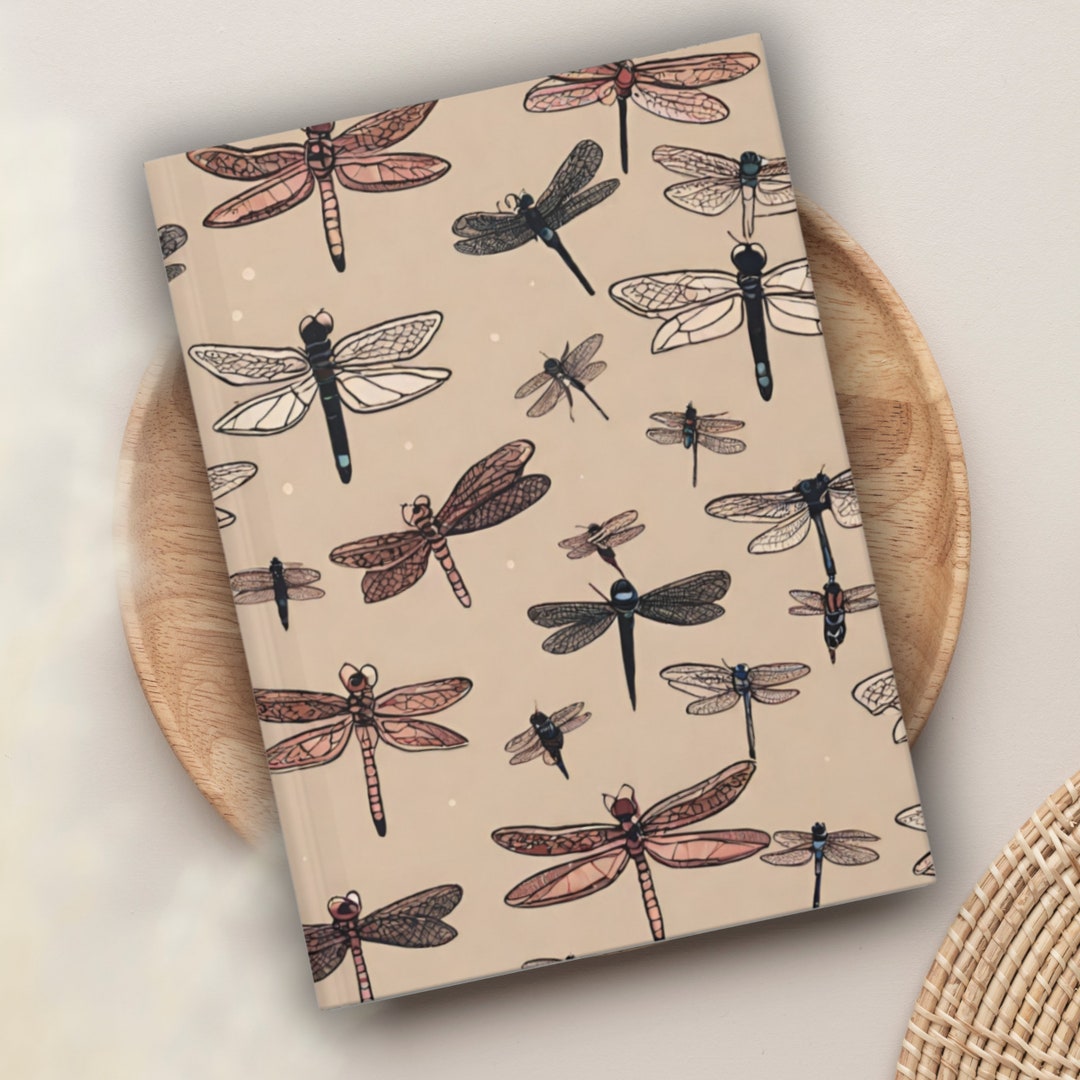 Cute Aesthetic Dragonfly Journal for Ladies Mental Health Writers ...