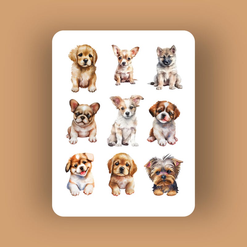 Puppy Sticker - Etsy