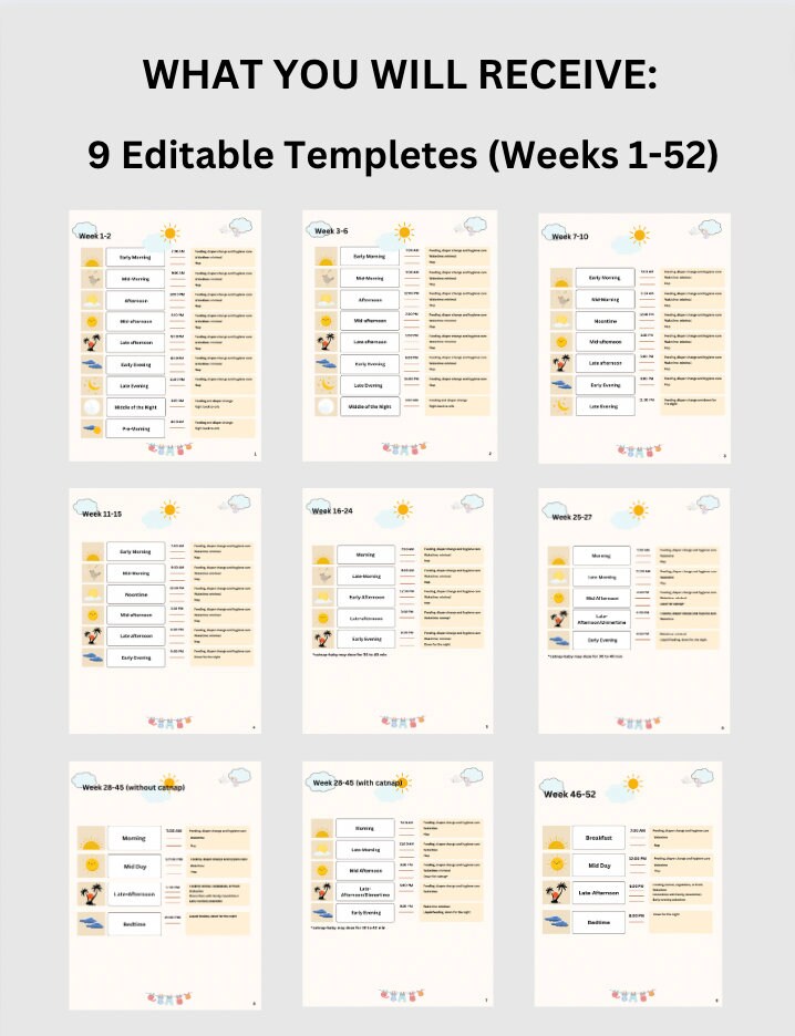 Newborn Baby Schedule Feeding Awake and Sleeping, Baby Routine Weeks 1 ...