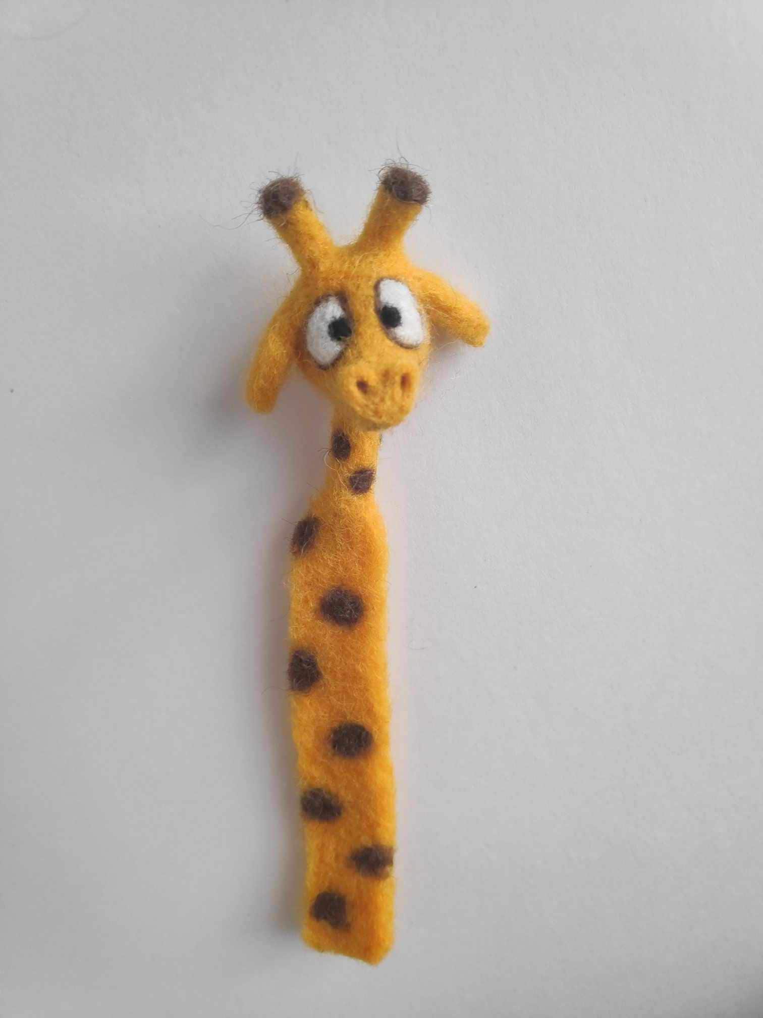 Needle Felted Bookmark / Wool Bookmark / Giraffe Bookmark / Funny ...