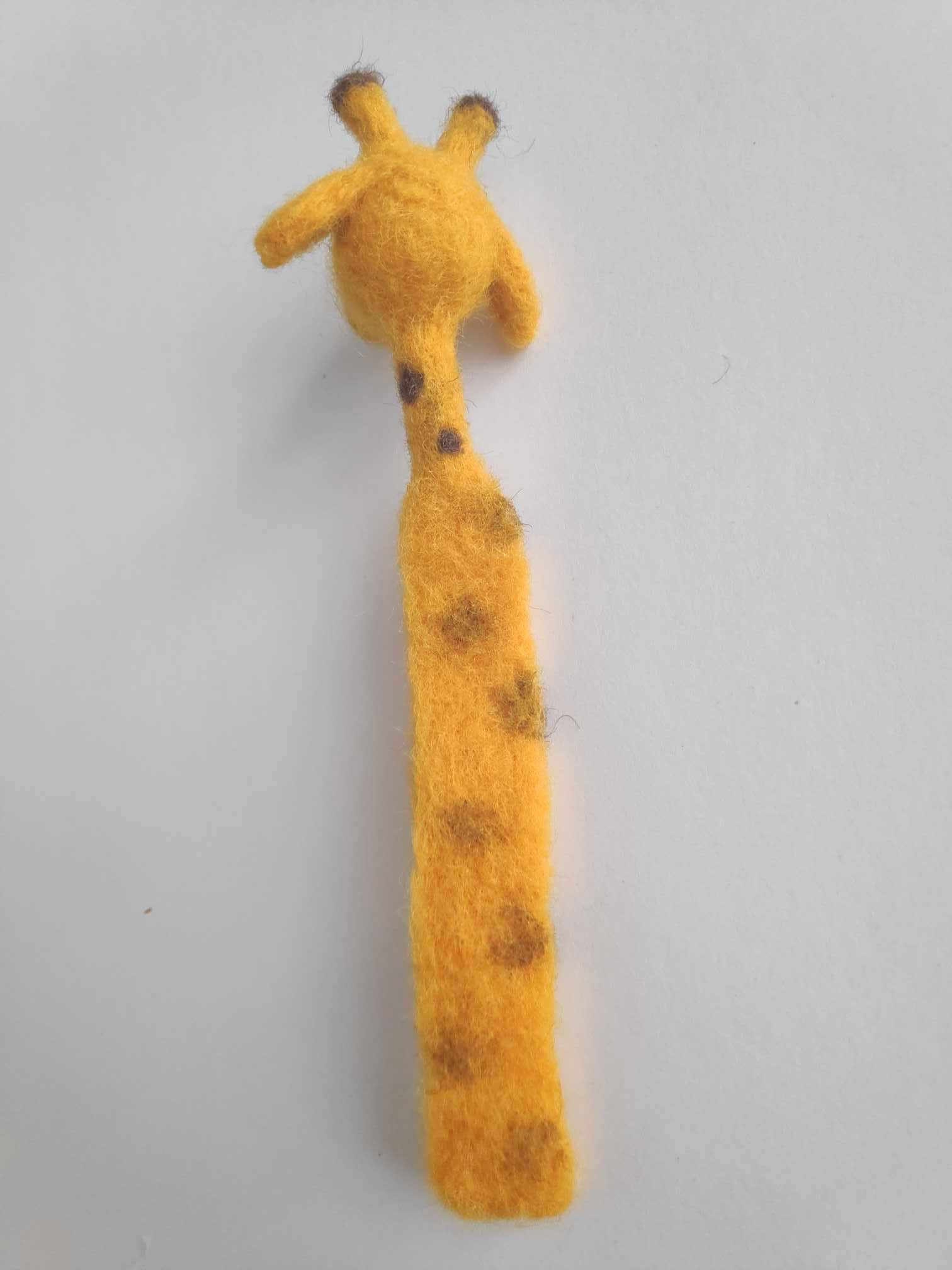 Needle Felted Bookmark / Wool Bookmark / Giraffe Bookmark / Funny ...