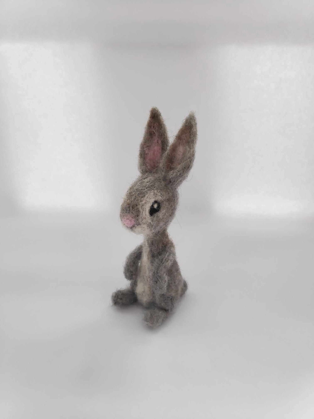 Easter Bunny / Needle Felted Easter Bunny / Wool Animal Sculpture ...