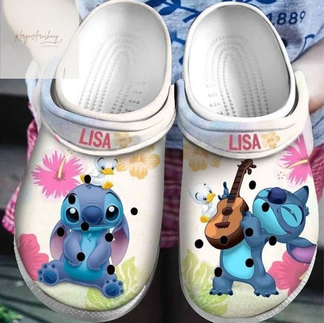 Stitch Clogs, Stitch Slippers, Stitch Kid/adult Clogs, Funny Clogs ...