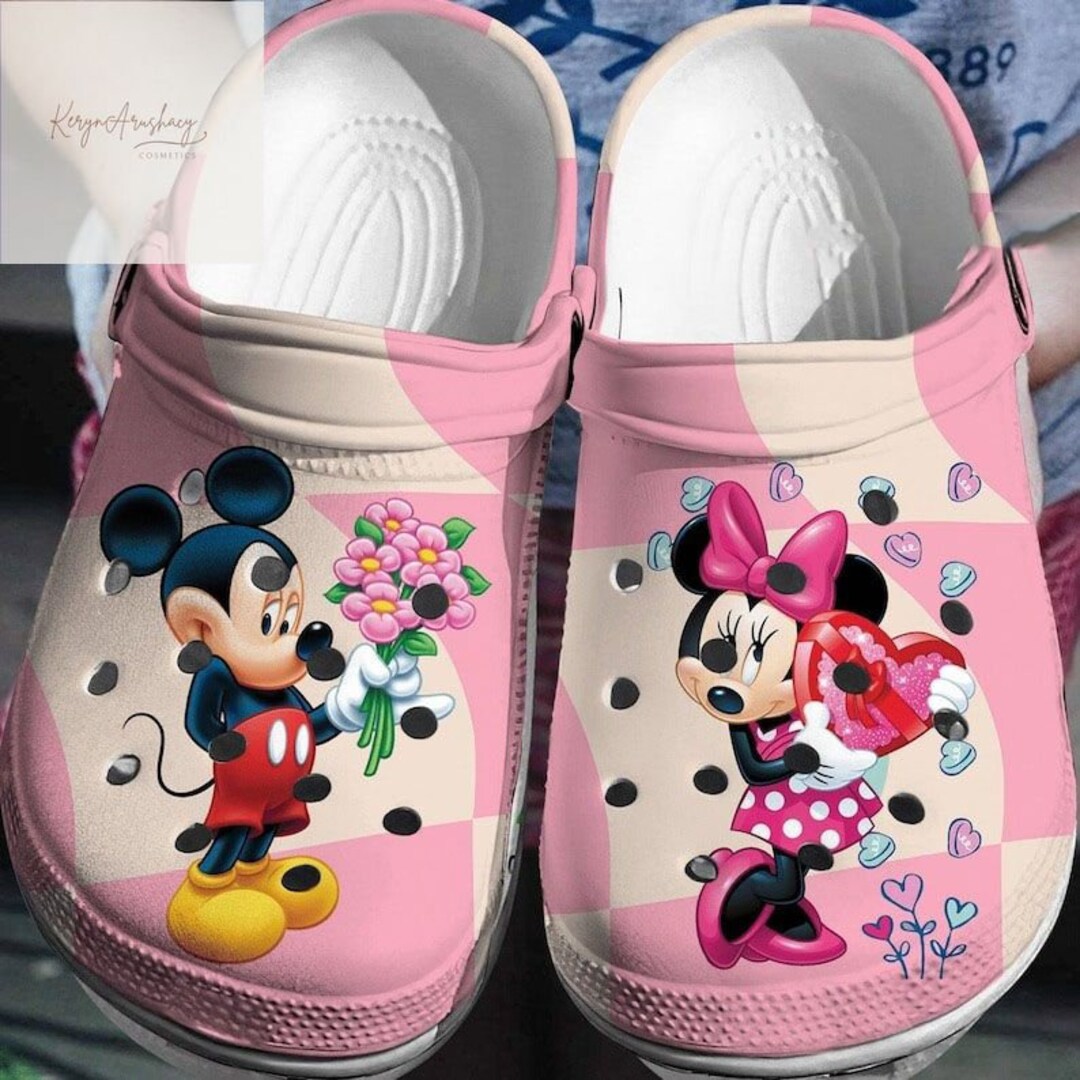 Minnie and Mickey Mouse Clogs, Disney Mouse Slippers, Mickey Mouse Kid ...