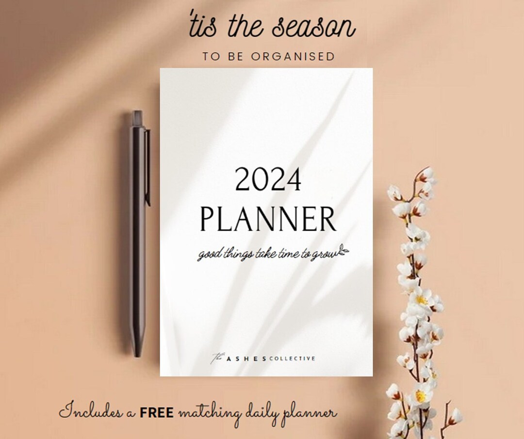 2024 Planner Planner 2024 Calendar Daily Planner - Etsy