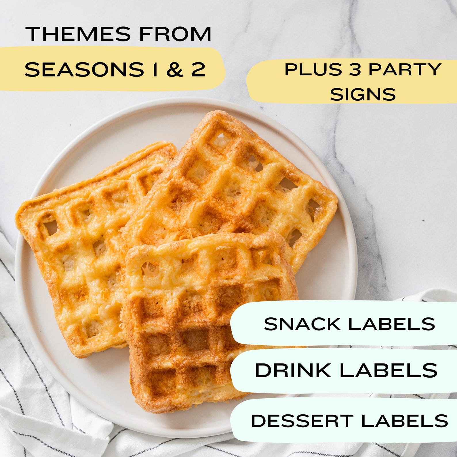Severance Party, Lumon Food Tags, Severance Party Signs, Funny ...