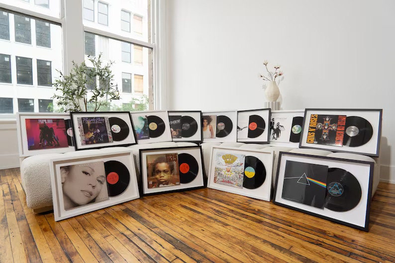 Pink Floyd 'dark Side of the Moon' LP Wall Art Decor Custom Shadowbox ...