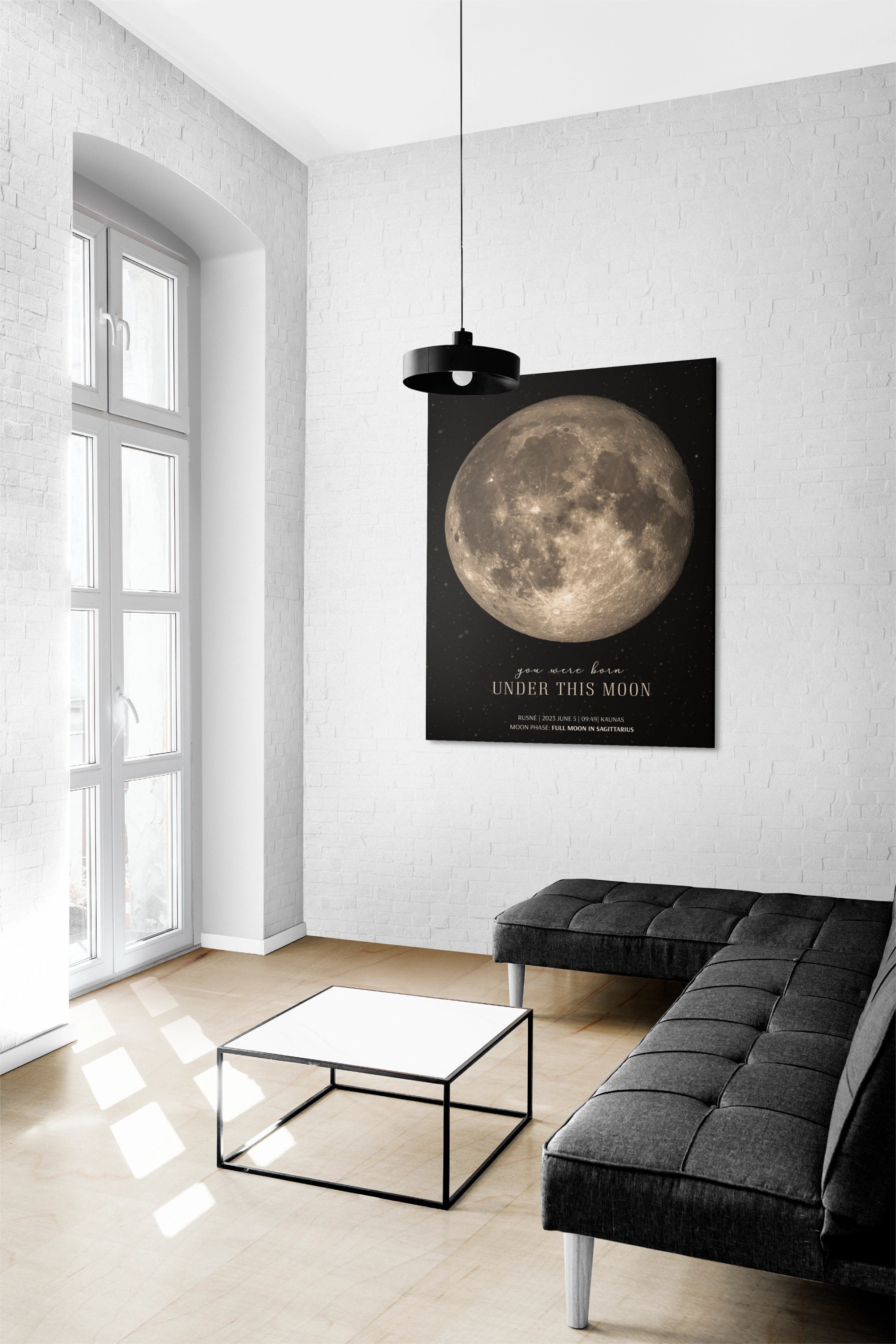 Personalized Gift Custom Moon Phase Custom Moon Phase Print Poster Moon ...