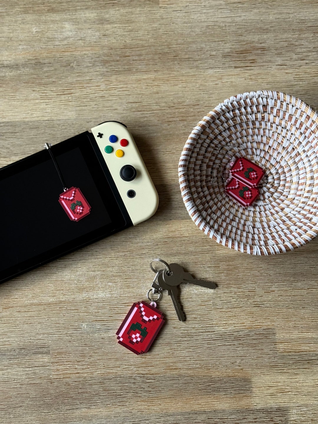 Stardew Strawberry Seeds | Nintendo Switch Charm Dust Plug ...