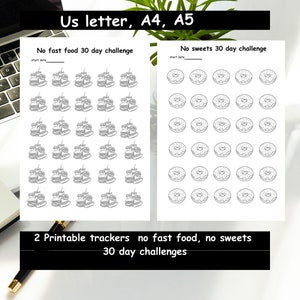 Printable Habit Trackers, Healthy Habit Tracker, Healthy Food ...