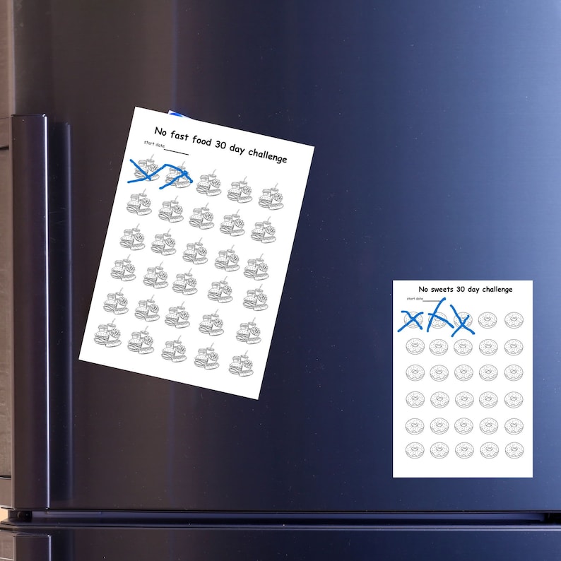 Printable Habit Trackers, Healthy Habit Tracker, Healthy Food ...