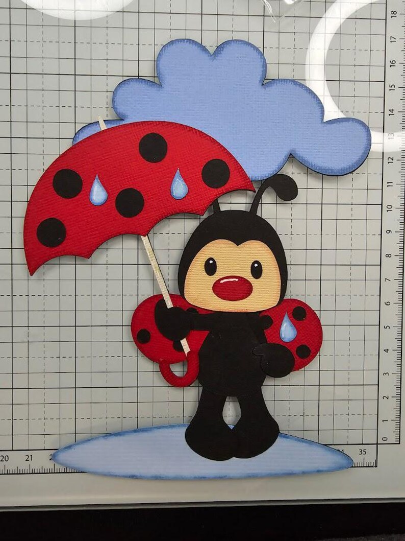 Rainy Day Ladybug Paper Piecing - Etsy