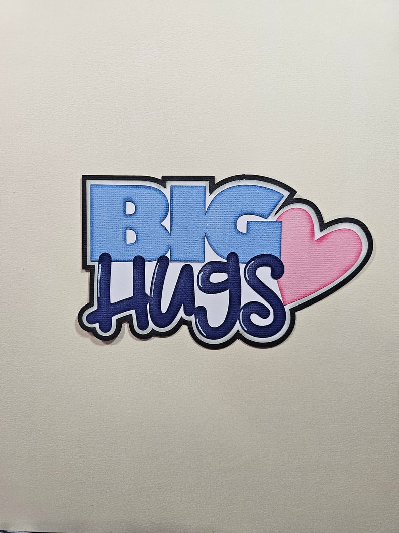 Big Hugs Title - Etsy