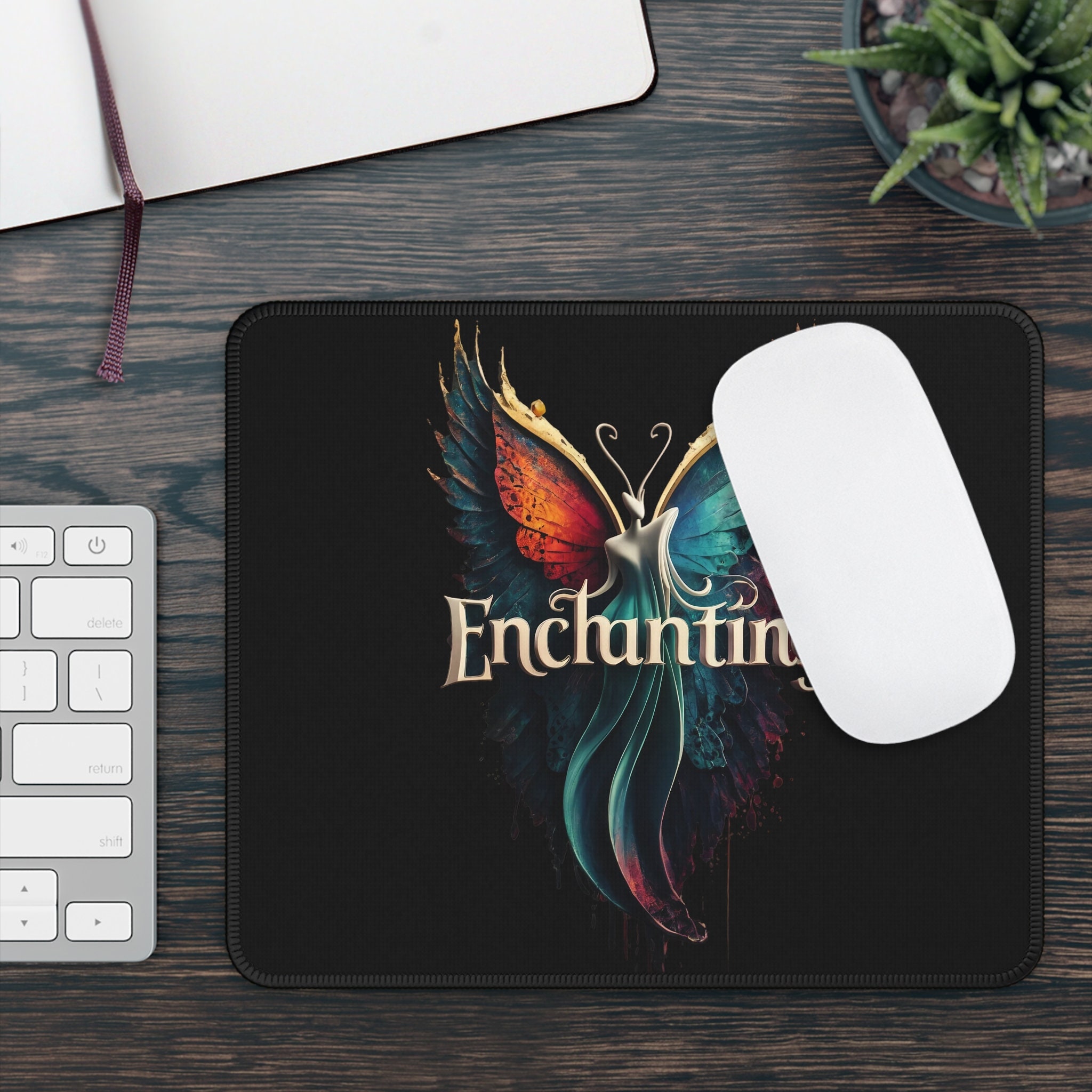 Enchanting Butterfly Gaming Mouse Pad, Gift, Designers, Artists ...