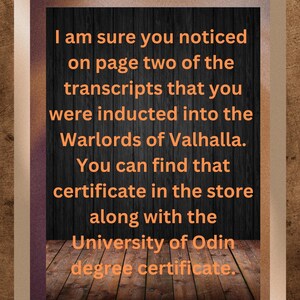 Mythical University Transcript – Funny Printable Gag Gift, Gamer ...